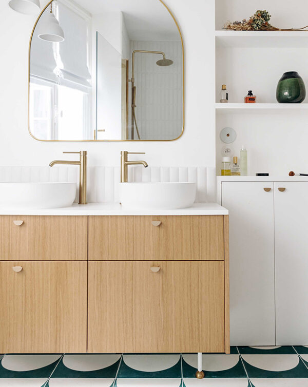 ARCH - Emerald + Milk - Handmade Moroccan Tiles - popham design