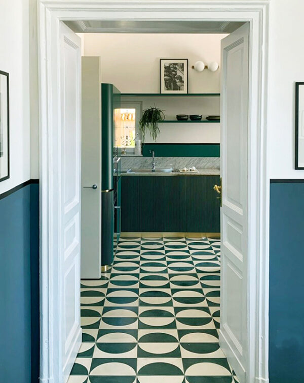ARCH - Emerald + Milk - Handmade Moroccan Tiles - popham design