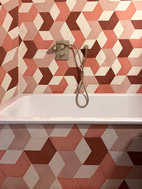 BRASILIA-SPINE - Lawn + Milk - Handmade Moroccan Tiles - popham design