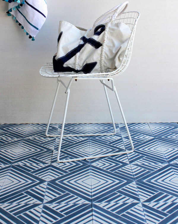 ENVELOPE - A+B - Marine + Milk - Handmade Moroccan Tiles - popham design