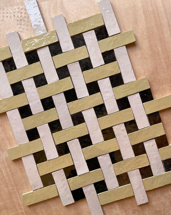 ZELLIGE DASH - Nile - Handmade Moroccan Tiles - popham design