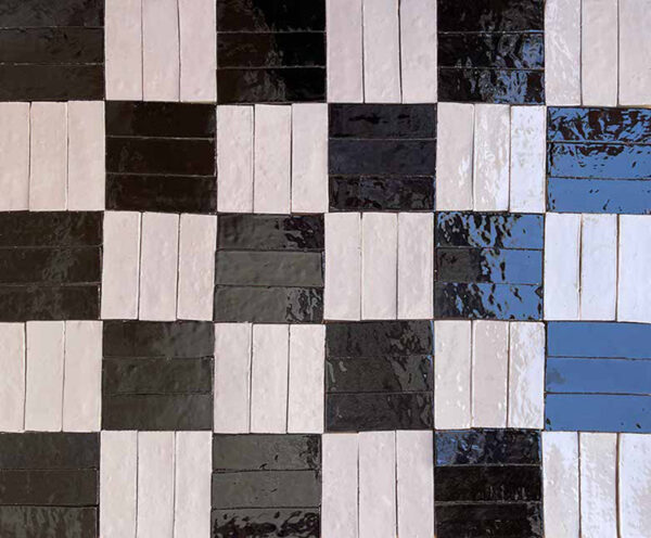 ZELLIGE DASH - Plaster - Handmade Moroccan Tiles - popham design