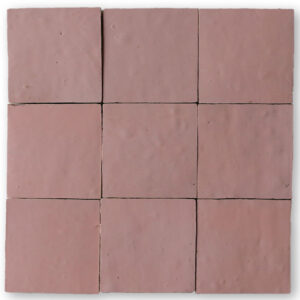 ZELLIGE 4x4 SQUARE - Dickinson - Handmade Moroccan Tiles - popham design