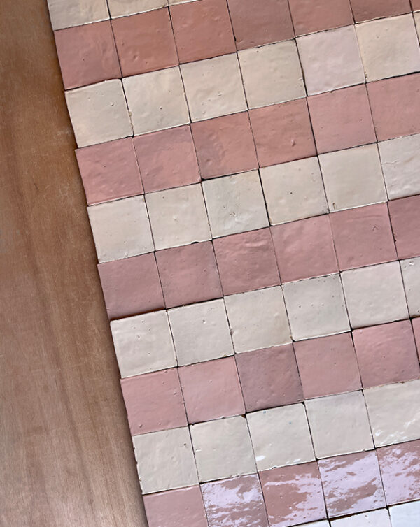 ZELLIGE 4x4 SQUARE - Dickinson - Handmade Moroccan Tiles - popham design